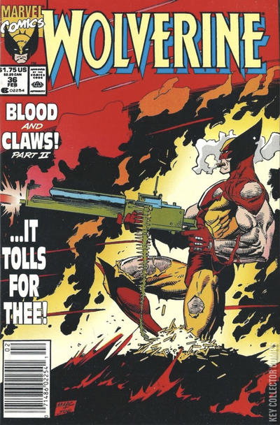 Wolverine #36 Published February 1991 | Key Collector