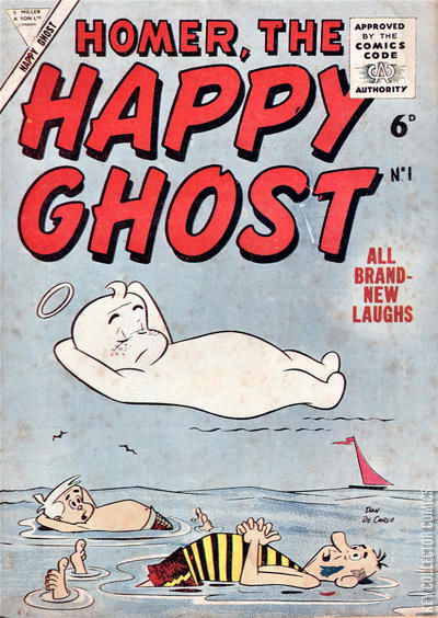 Homer the Happy Ghost #1 UK Edition Published January