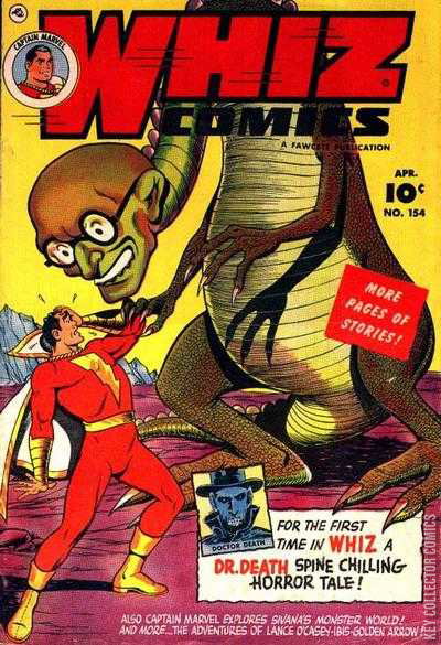 Whiz Comics #154 Published April 1953 | Key Collector Comics