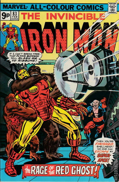 Iron Man #83 UK Edition Published February 1976 | Key