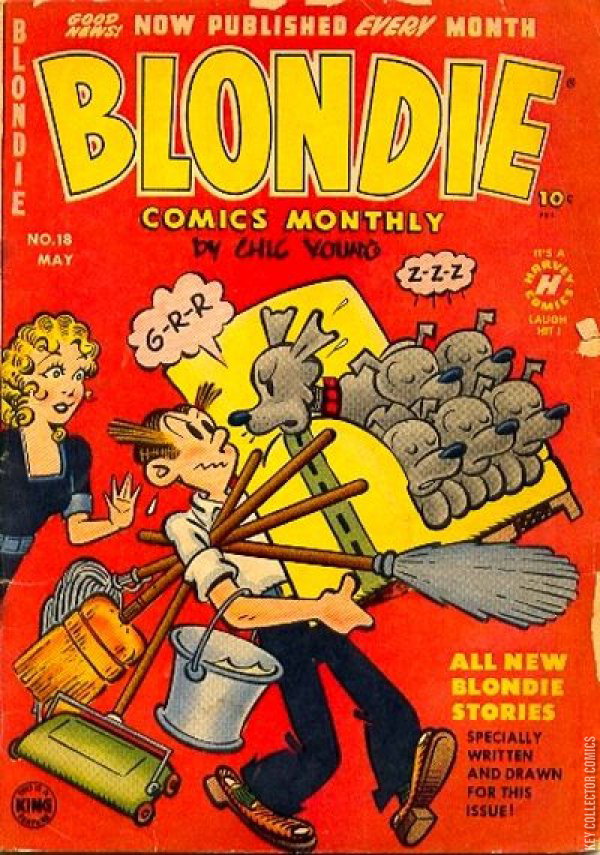 Blondie Comics Monthly 18 Published May 1950 Key Col