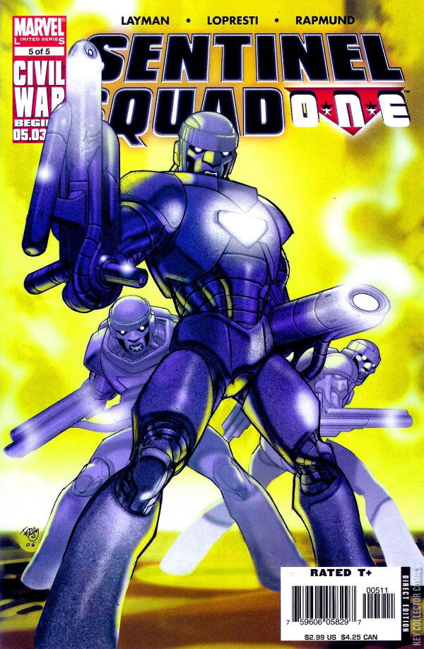 Sentinel Squad O.N.E. #5 Published May 2006 | Key Colle