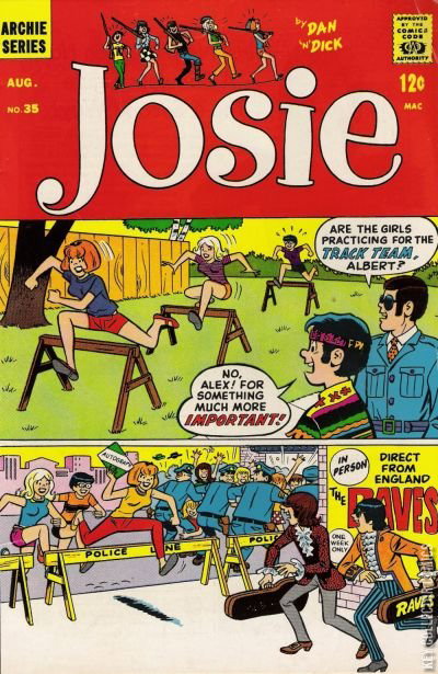 Josie (and the Pussycats) #35 Published August 1968 | K