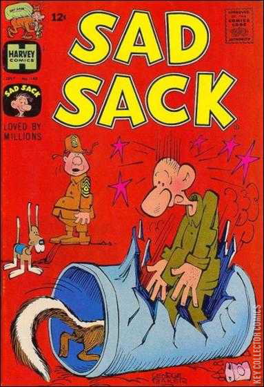 Sad Sack Comics #143 Published December 1969 | Key Coll