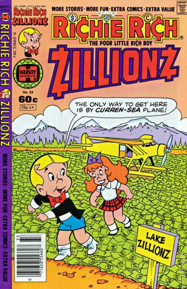 Richie Rich Zillionz #33 Published August 1982 | Key Co