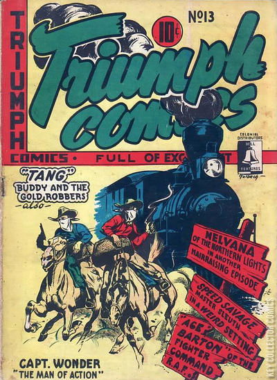 Triumph Comics #13 Published March 1943 | Key Collector