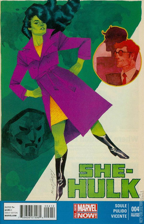 She-Hulk #4 2nd Print Published July 2014 | Key Collec