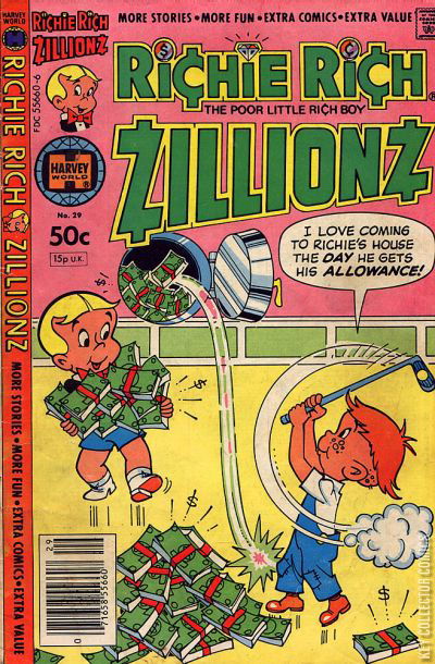 Richie Rich Zillionz #29 Published November 1981 | Key