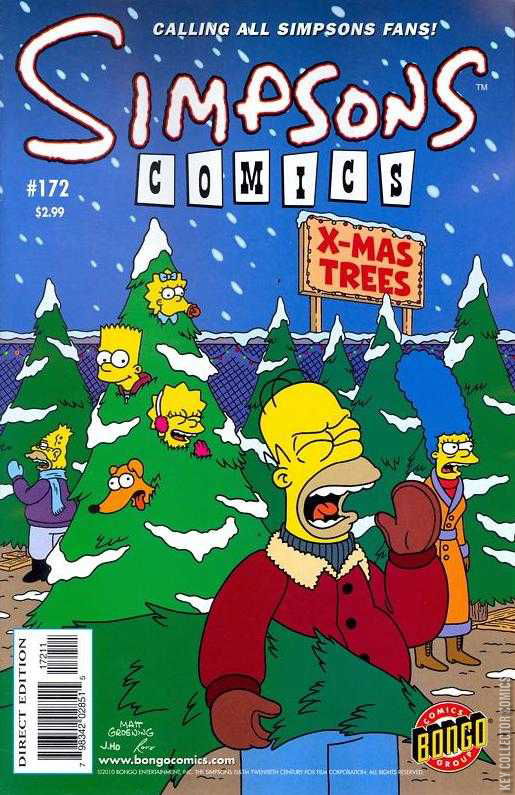 Simpsons Comics #172 Published November 2010 | Key Coll