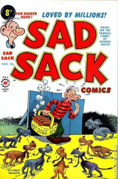 Sad Sack Comics #8 Published November 1950 | Key Collec