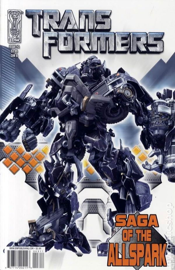 Transformers Movie Prequel: Saga of the Allspark #3 Variant