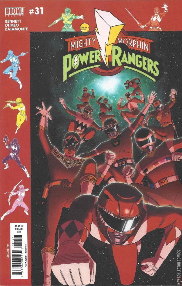 Mighty Morphin Power Rangers #31 Variant Published Septembe