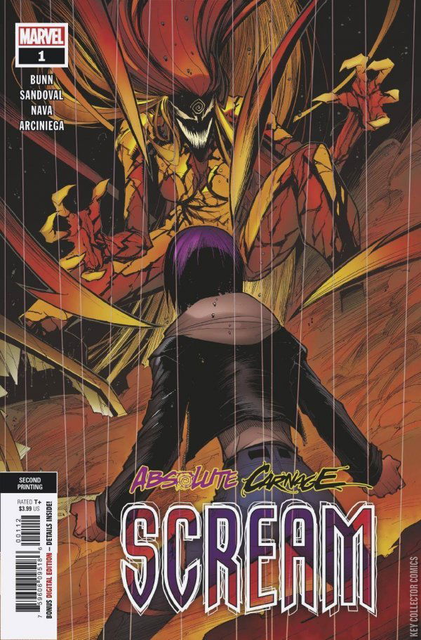 Absolute Carnage: Scream #1 2nd Print Published September 2