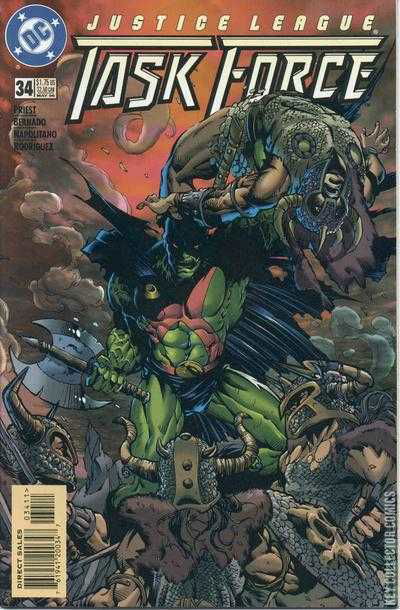 Justice League Task Force #34 Published May 1996 | Key