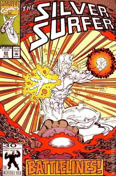 Silver Surfer #62 Published February 1992 | Key Collect