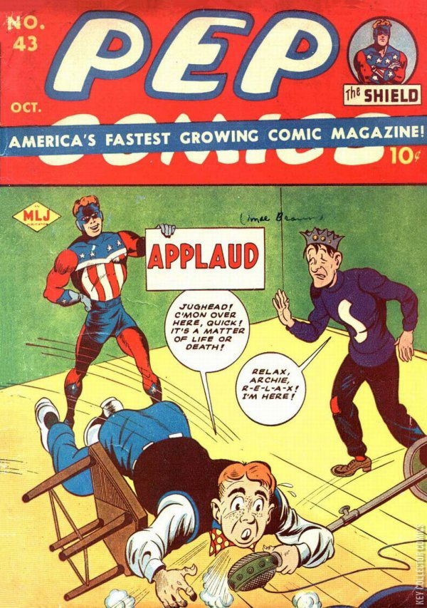 Pep Comics #43 Published October 1943 | Key Collector Comics