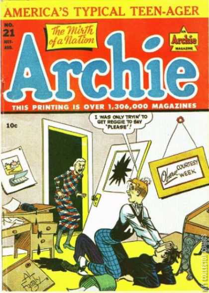 Archie Comics #21 Published July 1946 | Key Collector Comics