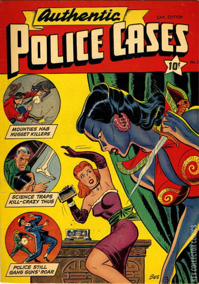 Authentic Police Cases #2 Published November 1948 | Key