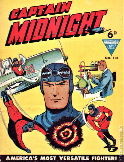 Captain Midnight #113 Published January 1950 | Key Col