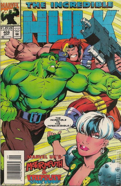 Incredible Hulk #409 Newsstand Published September 199