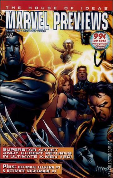 Marvel Previews #10 Published May 2004 | Key Collector