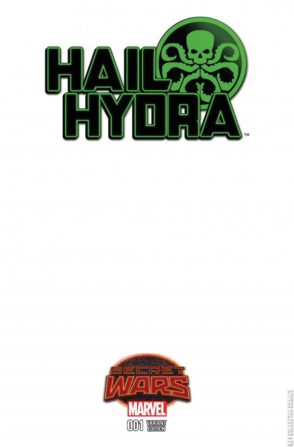Hail Hydra #1 Blank Published July 2015 | Key Collecto