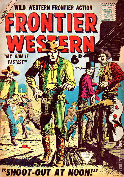 Frontier Western #8 UK Edition Published January 1956
