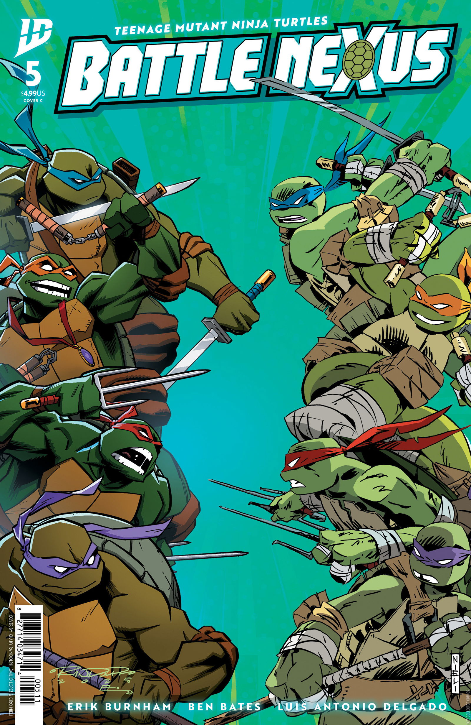 Teenage Mutant Ninja Turtles: Battle Nexus #5 Variant Publi