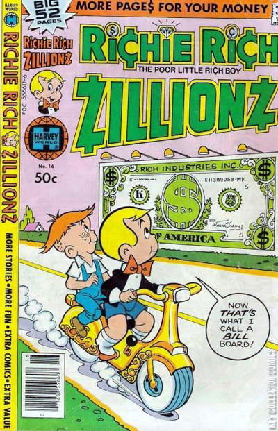 Richie Rich Zillionz #16 Published June 1979 | Key Coll