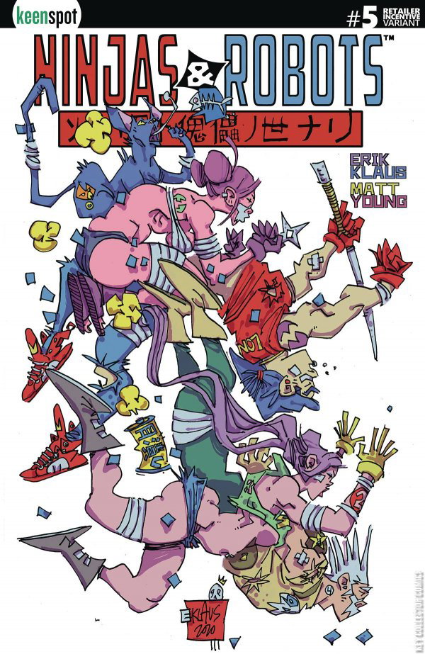 Ninjas & Robots #5 1:5 Published March 2021 | Key Coll