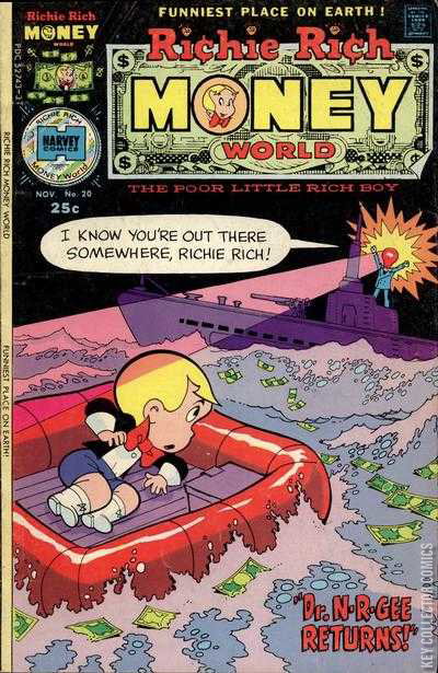 Richie Rich Money World #20 Published December 1969 | K