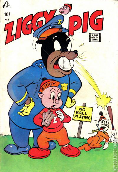 Ziggy Pig #8 Published January 1958 | Key Collector Comics