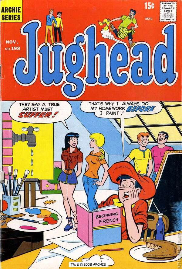 Archie's Pal Jughead #198 Published November 1971 | Key