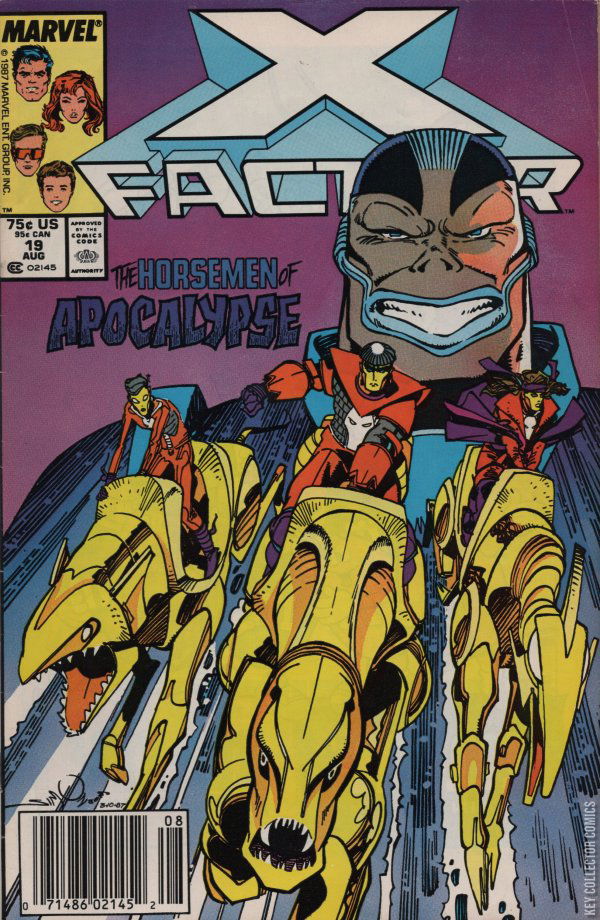 X-Factor #19 Newsstand Published August 1987 | Key Col