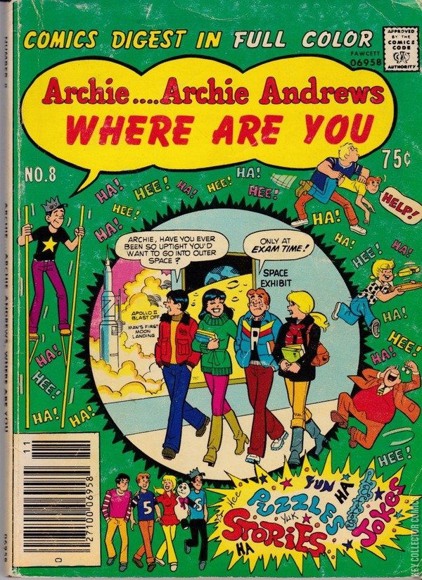 Archie Andrews Where Are You #8 Published November 1978