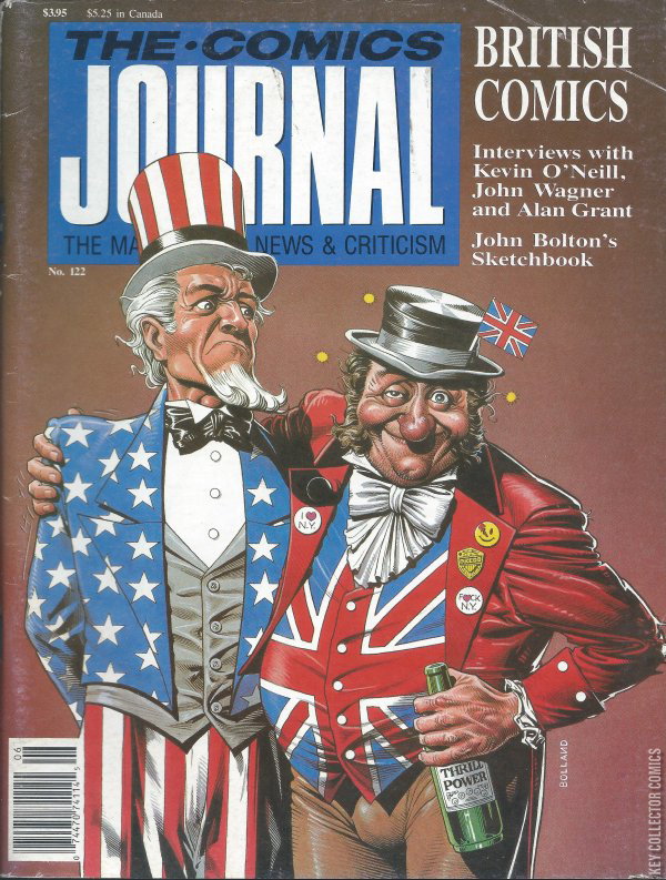 Comics Journal #122 Published June 1988 | Key Collector
