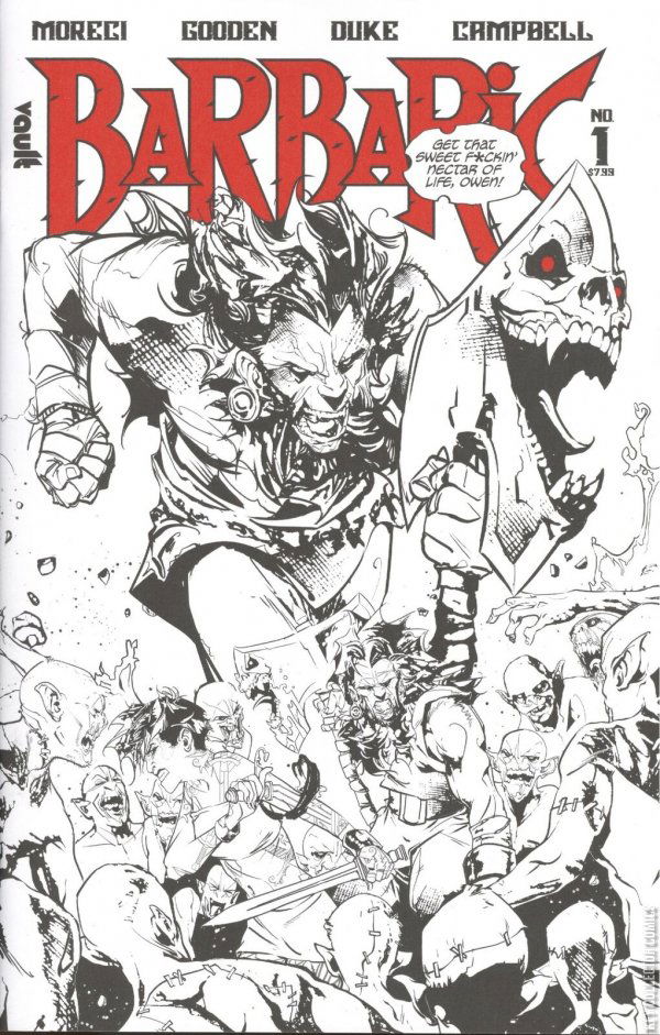 Barbaric #1 Variant Published July 2021 | Key Collecto