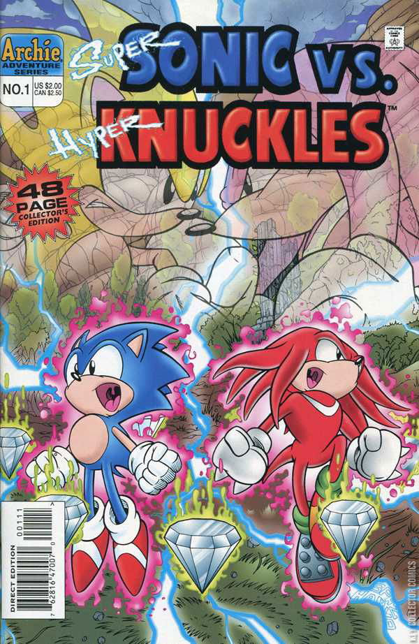 Super Sonic vs. Hyper Knuckles by Archie | Key Collector Comics