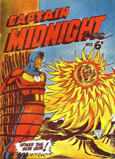 Captain Midnight #3 UK Edition Published January 1962