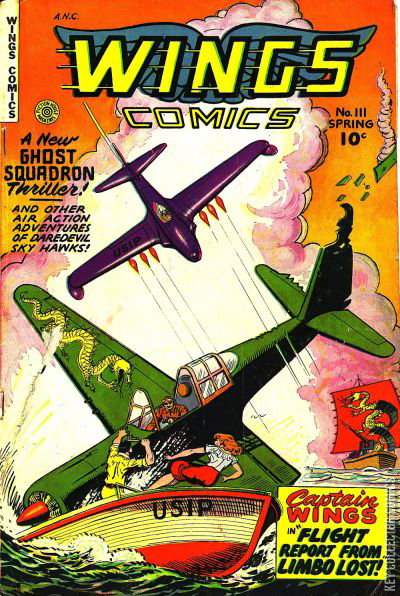 Wings Comics #111 Published January 1950 | Key Collecto