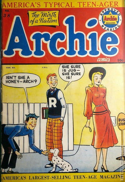 Archie Comics #38 Canadian Published August 1949 | Key