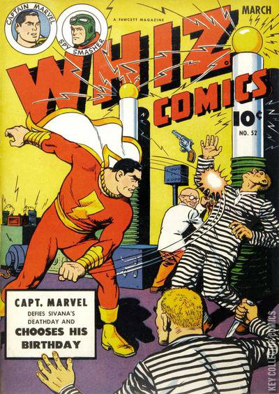 Whiz Comics #52 Published March 1944 | Key Collector Comics