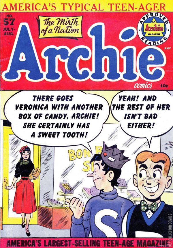 Archie Comics #57 Published July 1952 | Key Collector Comics