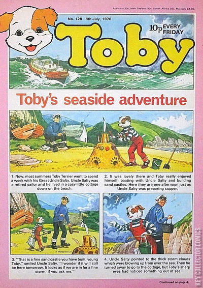 Toby #128 Published January 1976 | Key Collector Comics