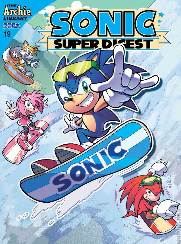 Sonic Super Digest #19 Published January 2017 | Key Col