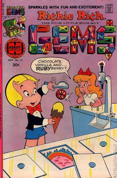 Richie Rich Gems #14 Published November 1976 | Key Coll