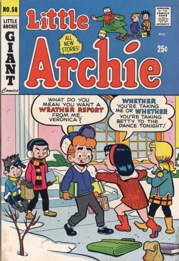 Little Archie #58 Published March 1970 | Key Collector