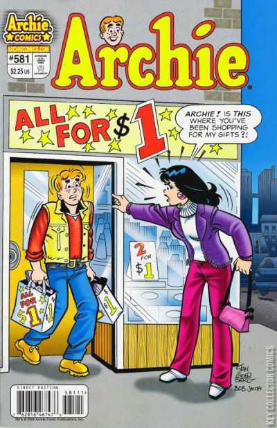 Archie Comics #581 Published January 2008 | Key Collect