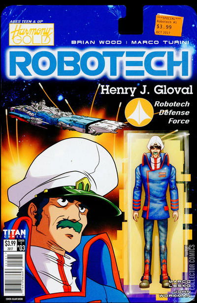 Robotech #3 Variant Published September 2017 | Key Col