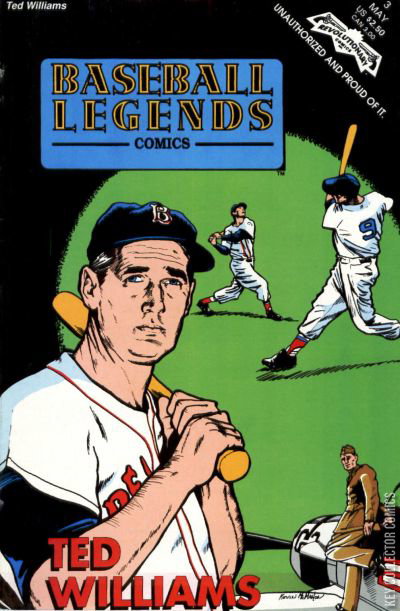 Baseball Legends Comics #3 Published January 1992 | Key
